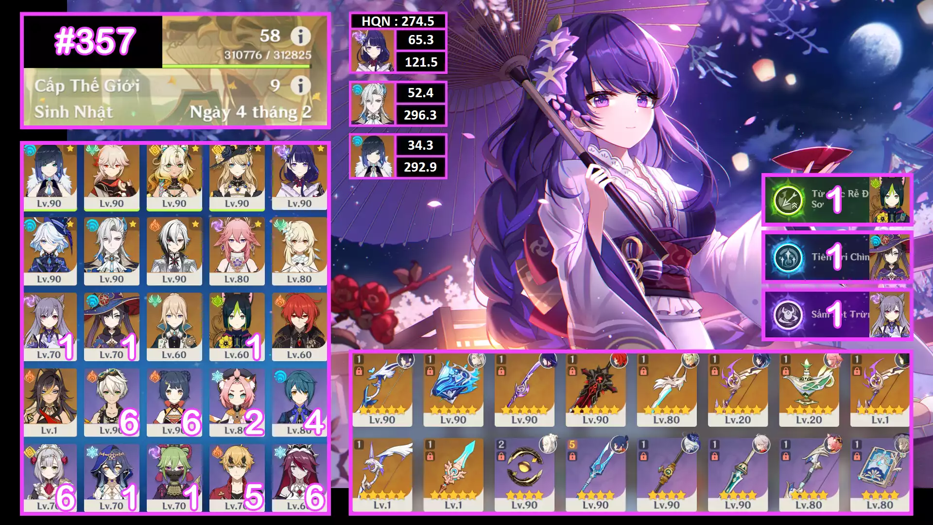 Chi tiết acc Vip #325647