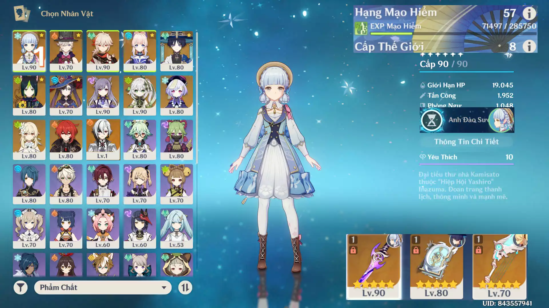 Chi tiết acc Vip #330779